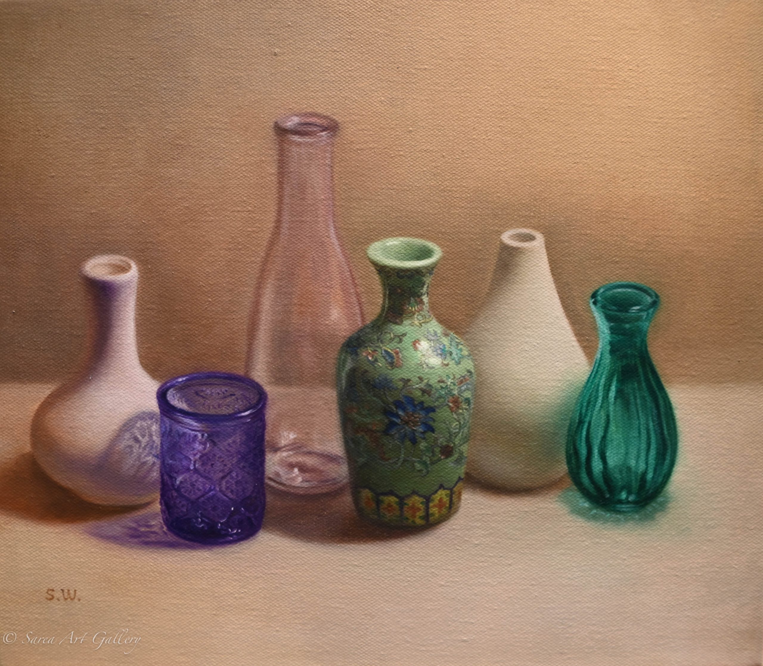 Still life of bottles (2025) – Sarea Art Culture LLC